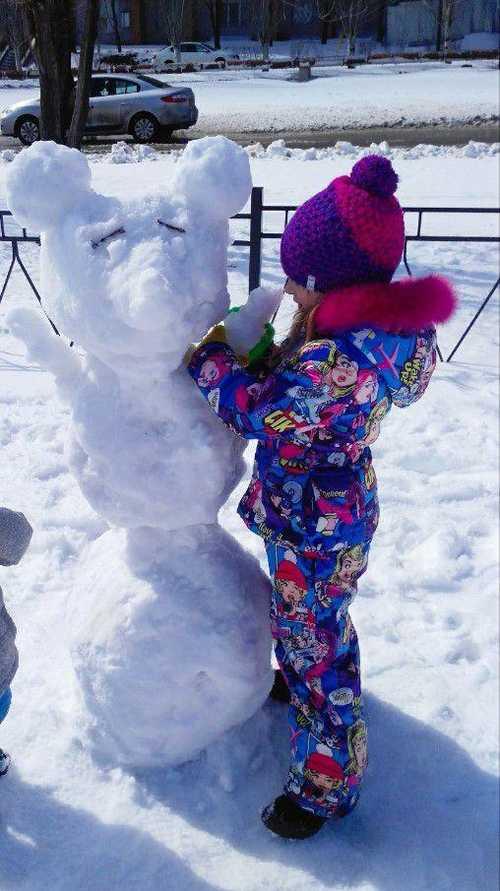 Зимний костюм для девочки