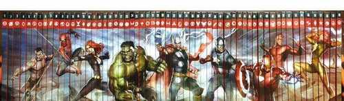 Полная коллекция комиксов marvel от Hachette красн