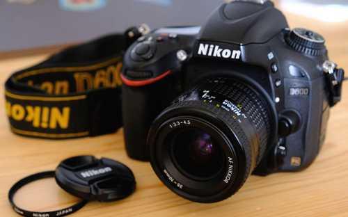 Камера Nikon D600 с новым затвором + Nikkor 35-70