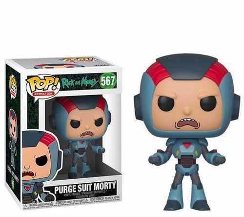 Funko pop Morty in Purge Suit