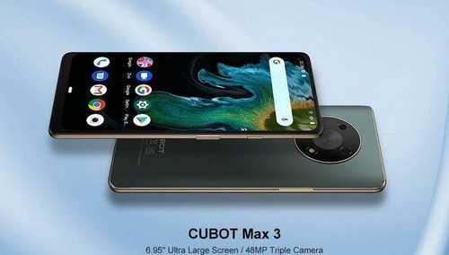 Новый смартфон Cubot Max 3, 7", NFC, 4-64Gb