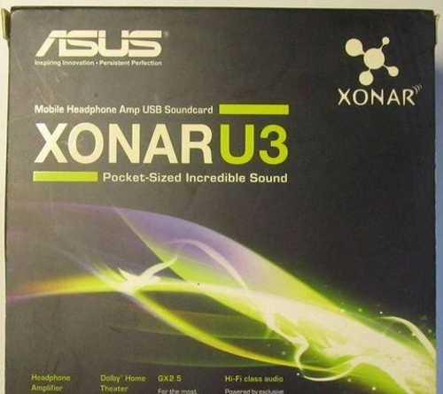 Внешняя USB аудиокарта Asus Xonar U3