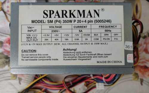 Схема sparkman sm 350w