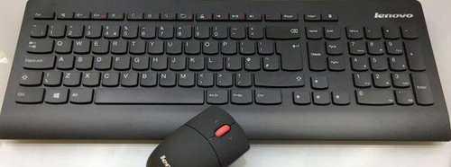 Беспроводная клавиатура Lenovo Ultraslim и мышь
