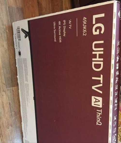 Новый телевизор LG 49" 4K UltraHD, 3840x2160