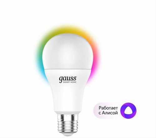 Умная лампа Gauss RGB E27 10W (1180112)