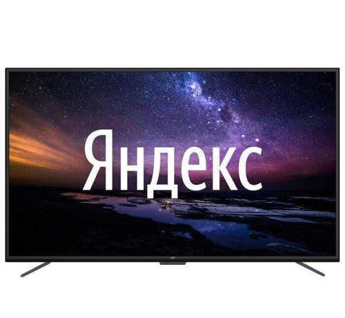 Телевизор Leff 55 дюймов Яндекс тв HDR 4К новый