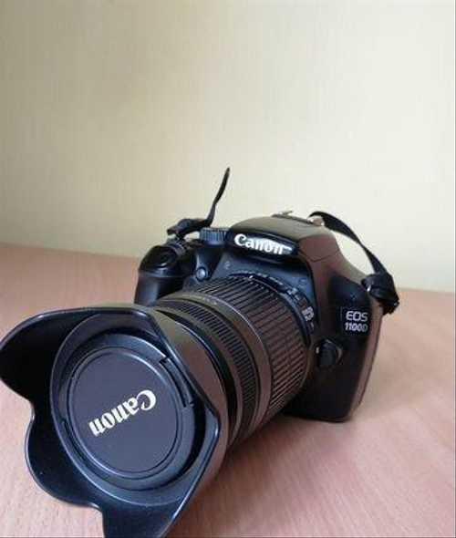Зеркальный фотоаппарат canon 1100d и объектив