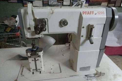 Pfaff 1296 колонковая двухигольная швейная машина