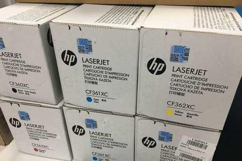 Картридж HP CF360XC CF361XC CF362XC CF363XC ориг