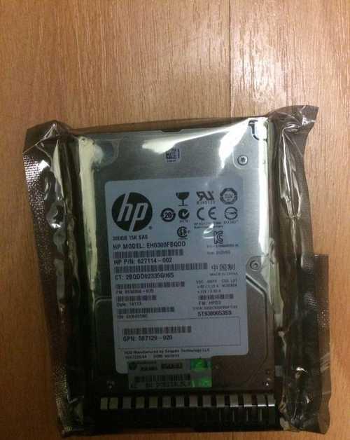 Жесткий диск HP 300gb 6g sas 15k 652611-B21