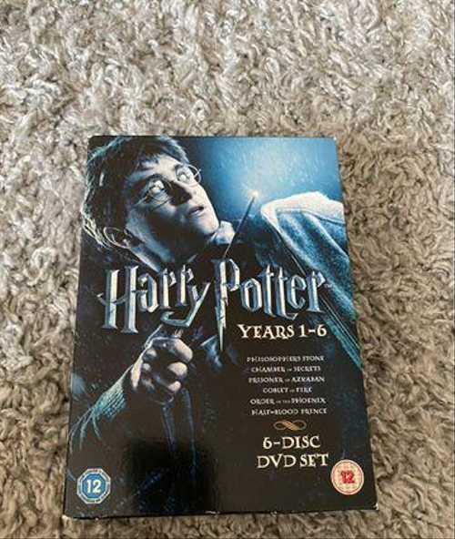 Harry Potter DVD 6 дисков(нет русской озвучки и су