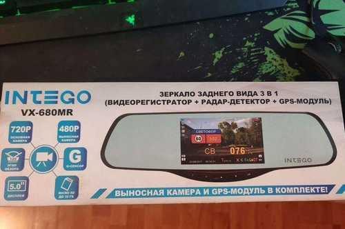 Зеркало с регистратором Intego vx-680mr