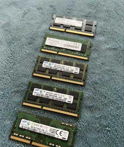 Модуль оперативная памяти SO-dimm DDR3 2Gb