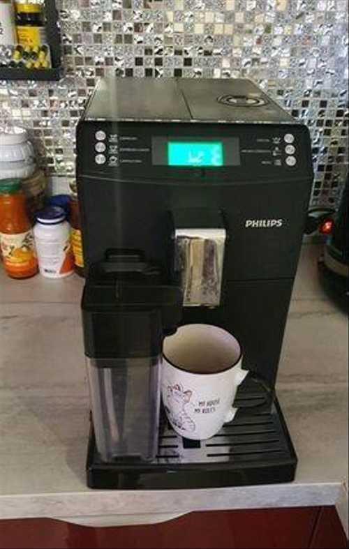 Кофемашина c капучинатором Philips HD8828