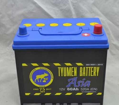 Аккумулятор asia 60. Аккумулятор Tyumen Battery 60ah. АКБ Tyumen Standart Азия 60. АКБ Tyumen 65 Asia о/п. EUROSTART Asia 6ст- 60 (о.п.) (65d23l).