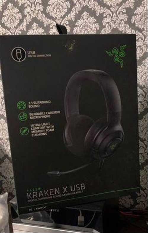 Наушники Razer kraken x usb