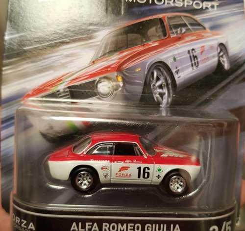 Alfa Romeo Sprint GTA Forza Hot Wheels 1:64резина