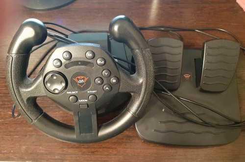 Игровой руль с педалями для пк и ps4 Trust GXT 570