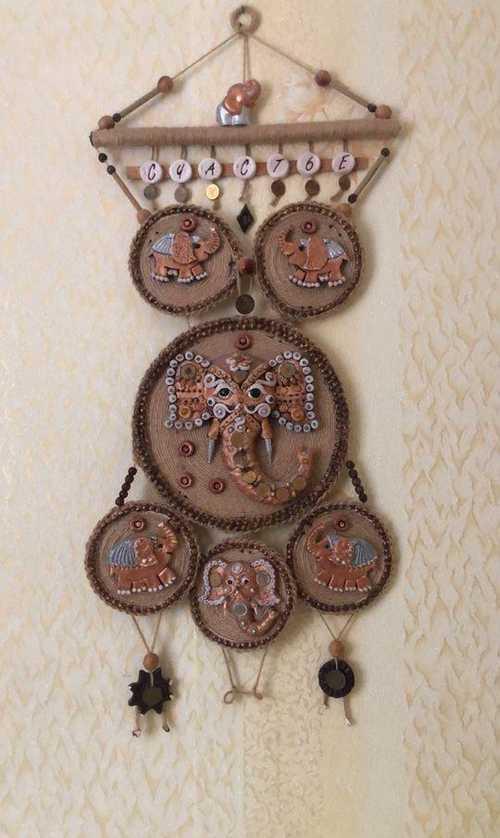 Панно настенное большое в стиле Бохо