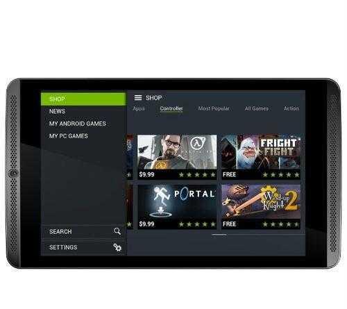 Игровой планшет nvidia Shield