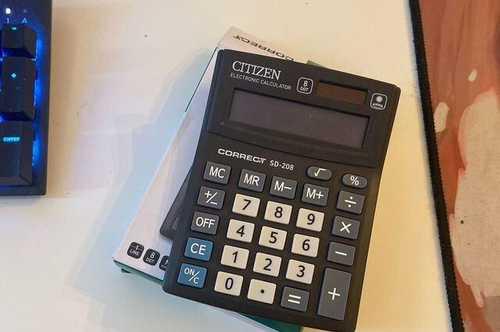 Калькулятор Citizen SD-208