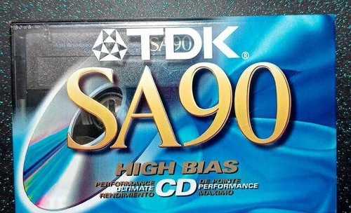 Аудиокассета запечатаная TDK SA90 тип 2
