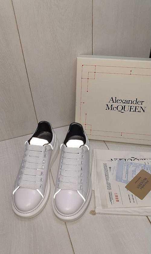 Кеды кожаные Alexander Mcqueen