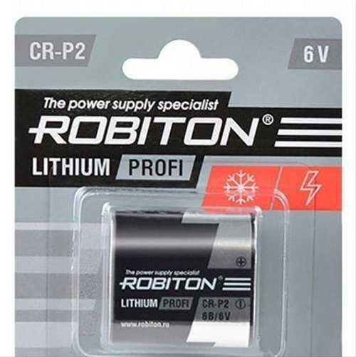Литиевая батарейка для фотовспышки Robiton CR-P2