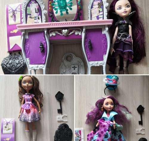 Куклы и столик Ever After High