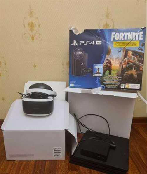 Sony PS4 pro 1tb+vrочки