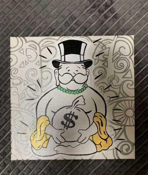 Картина в стиле Alec Monopoly
