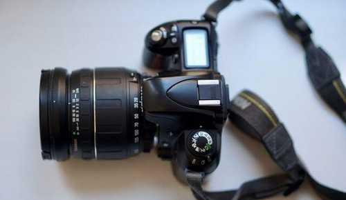 Пленочный фотоаппарат nikon F75+объектив