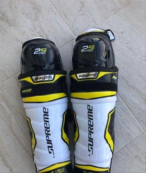 Хоккейные щитки "bauer 2S PRO"