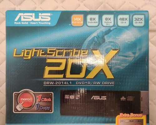 Оптический привод asus DRW-2014L1 lightscribe