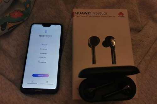 Смартфон huawei p20 lite + freebuds