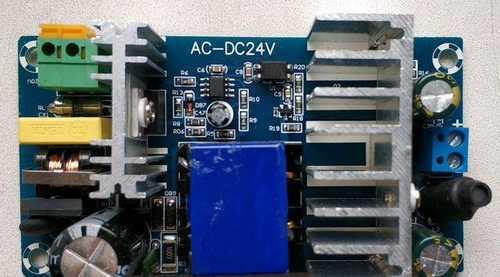 Импульсный блок питания AC 85-265v DC 24V 6A 100W