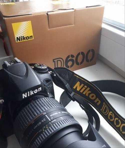 Фотоаппарат Nikon D600, объектив Nikon 50 AF-S 1.8