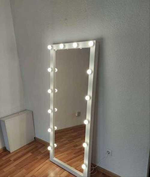 Зеркало напольное с подсветкой в полный рост