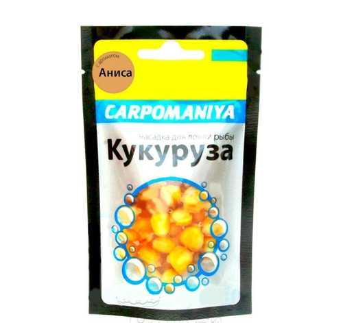 Кукуруза с ароматом в ассорт пакет 120г Карпомания