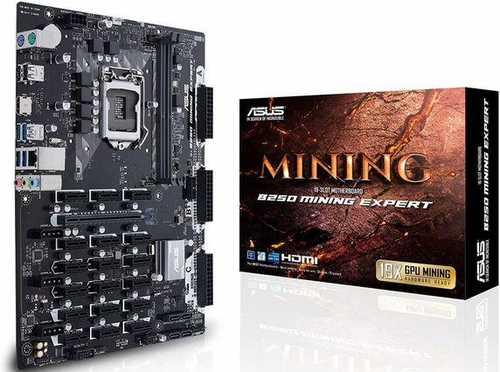 Asus b250 mining expert тушка С процом И памятью