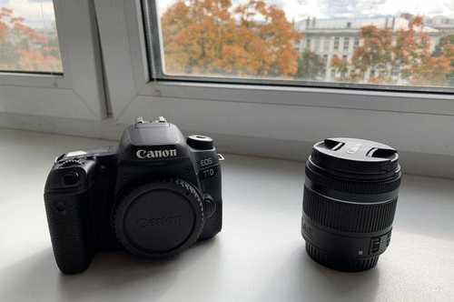Зеркальный фотоаппарат canon 77d kit 18-55 stm