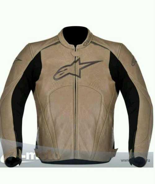 Кожаная мото куртка Alpinestars