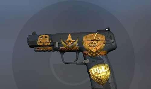 Скины с золотыми стикерами CS GO