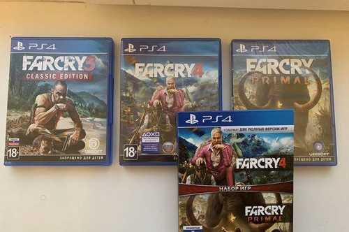 Продам комплект игр Far cry PS4