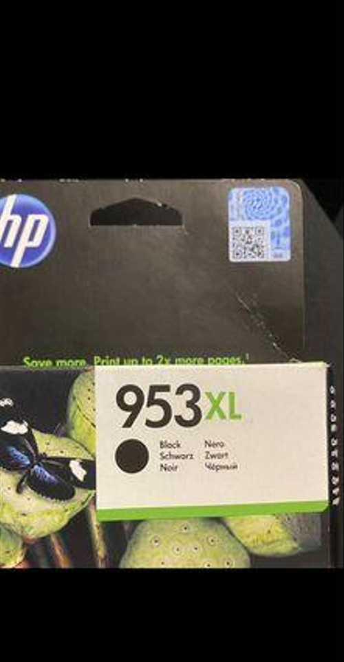 Картридж. Новый HP 953 xl чёрный