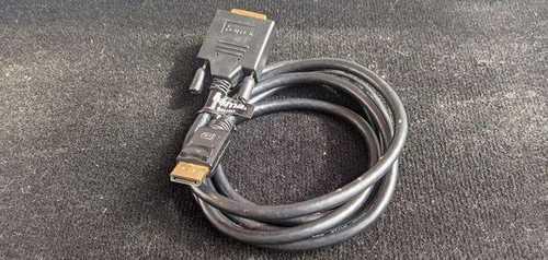 Кабель DVI hama H-54593, DisplayPort(m) - DVI-D(m)