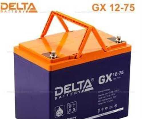 Аккумулятор Гелевый Delta GX 12-75 Xpert (12V