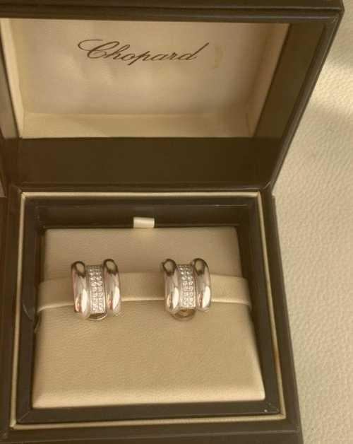 Chopard la strada серьги новые