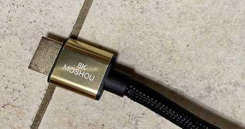 Кабель hdmi 8k 50см фирмы Moshou